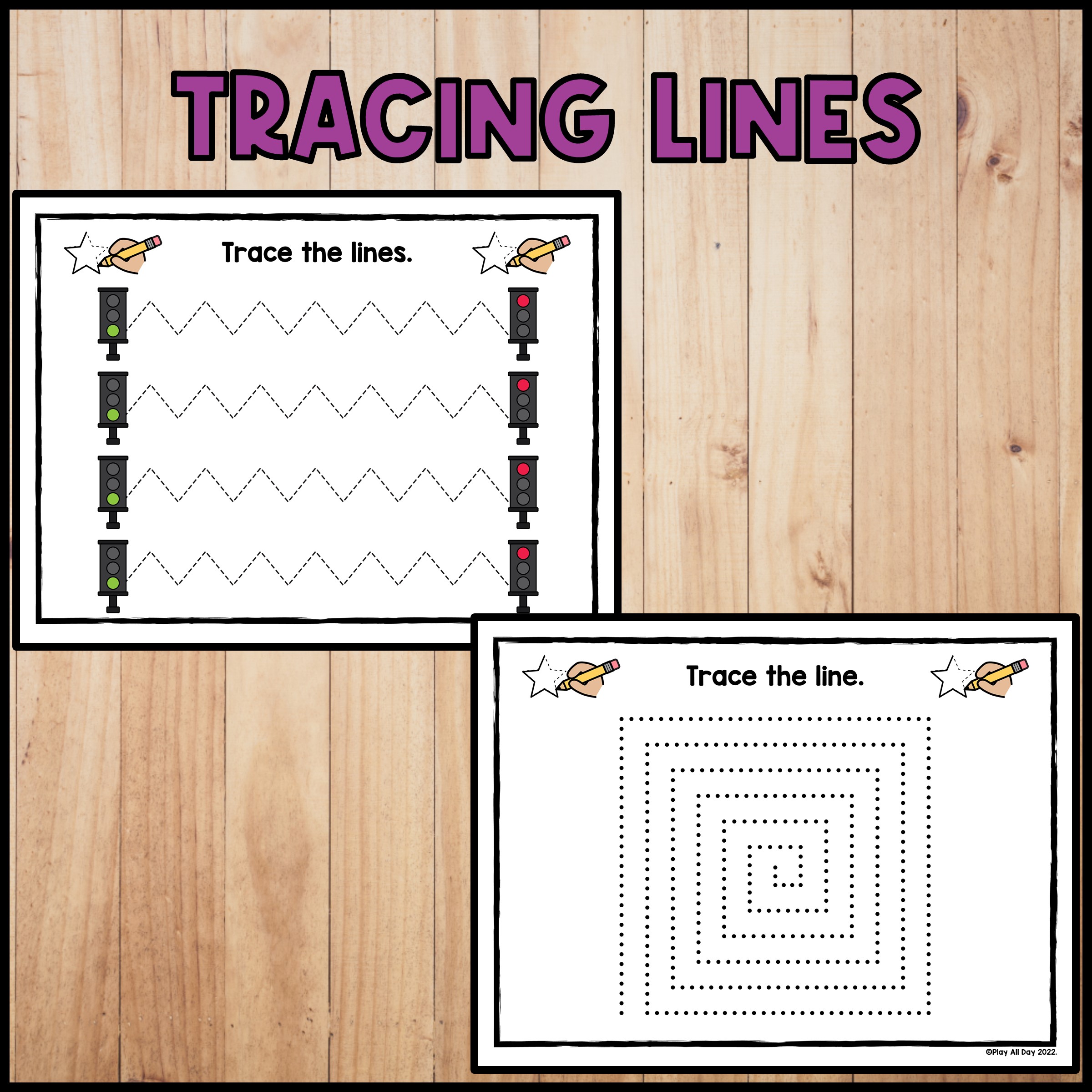 Prewriting Tracing Workbook | Fine Motor Activities | Made By Teachers