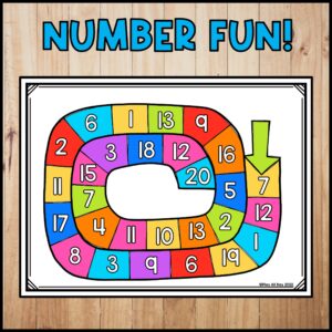 Number Board Games | Number Recognition Activities | Made By Teachers