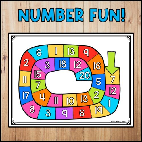 Number Board Games | Number Recognition Activities | Made By Teachers