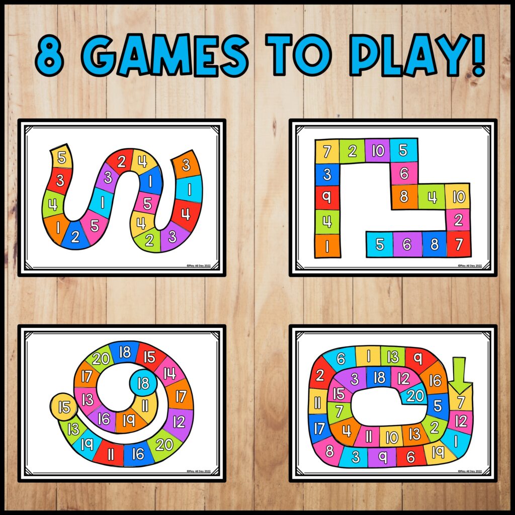 Number Board Games | Number Recognition Activities - Made By Teachers