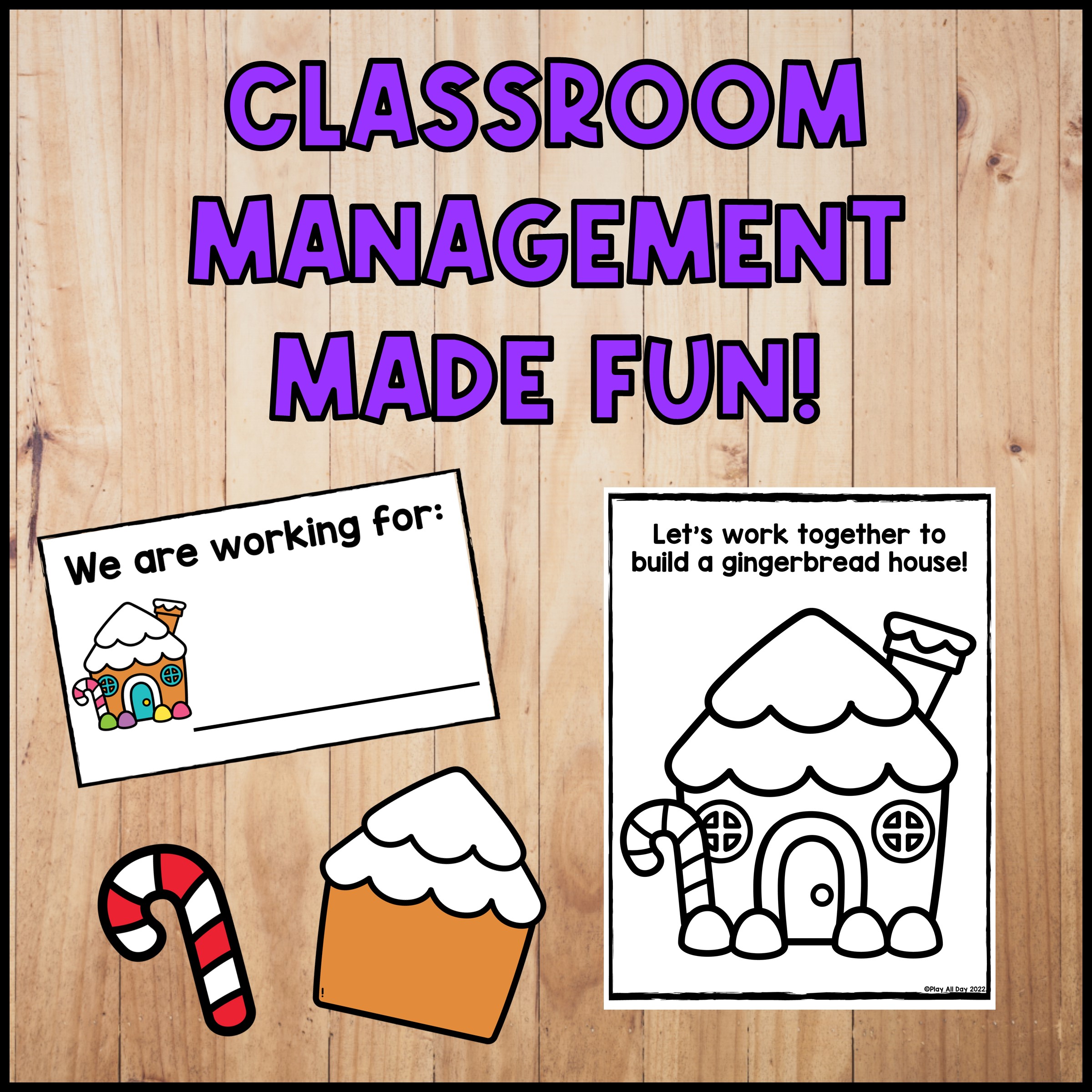 Whole Class Rewards | Gingerbread House Classroom Management Tool ...