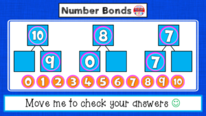 Number Bond Fluency Math Mountain Fact Family Worksheets Addition ...