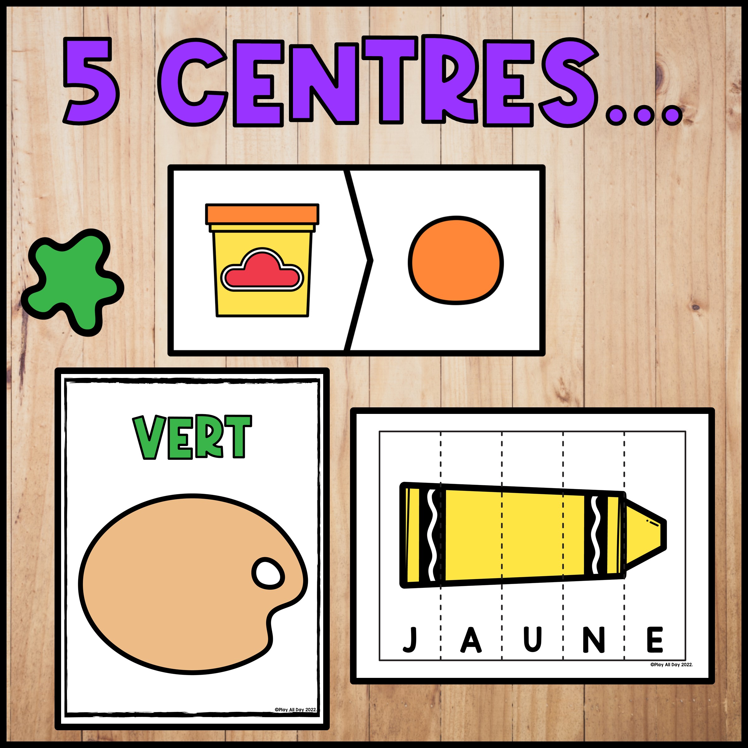 French Color Centers | Colour Activities | Made By Teachers