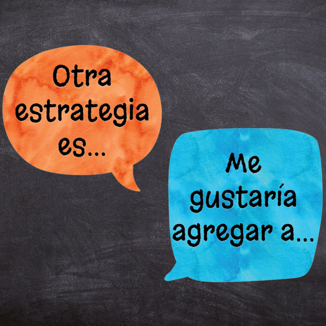 Math Talk Posters with Student Handouts in Spanish Charla de ...