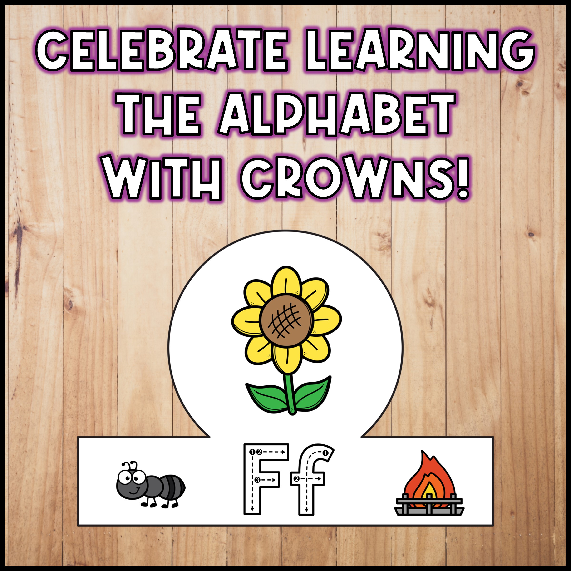 French Alphabet Crowns | Couronnes pour l’alphabet | Letter Hats for ...