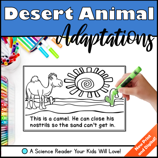 Desert Animal Adaptations Science Reader Print and Digital | Made By ...