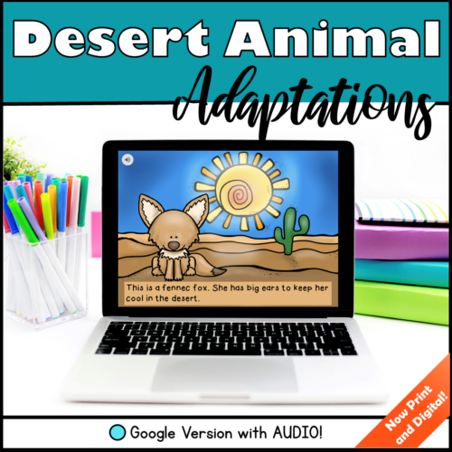 Desert Animal Adaptations Science Reader Print and Digital | Made By ...