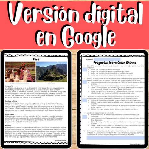 Spanish Bundle: Latin American Countries and People Paises y figuras ...