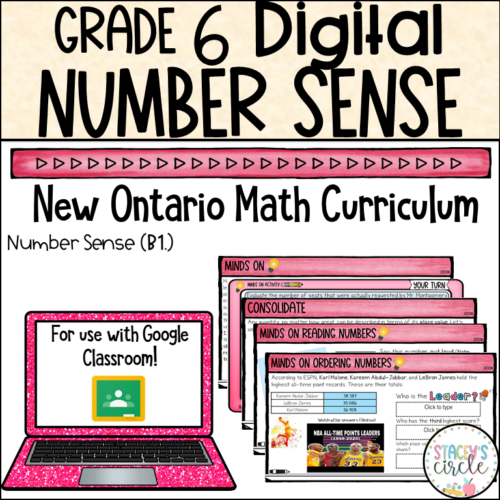 Grade 6 Number Sense Ontario Math - Digital Google Slides | Made By ...