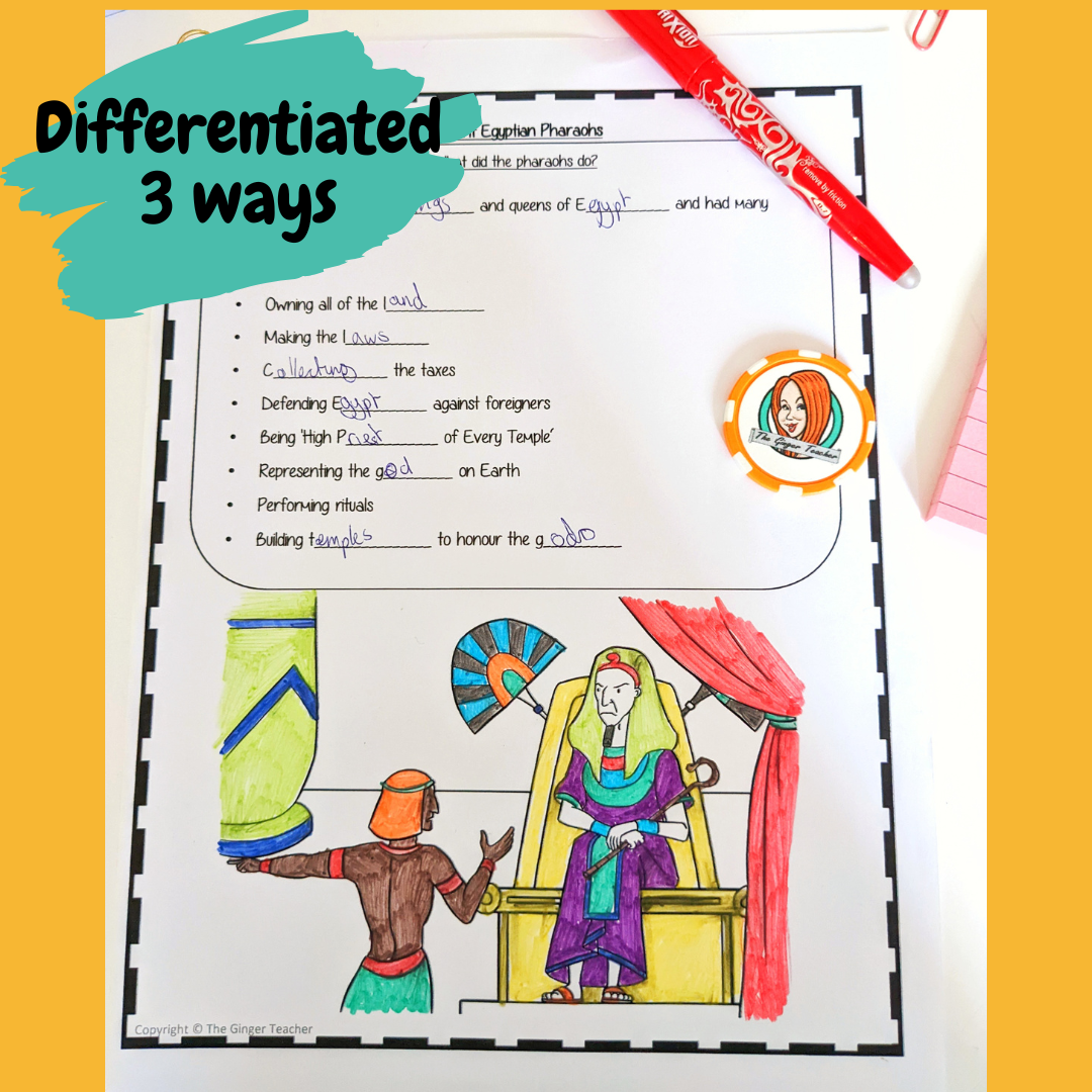 Egyptian Pharaohs Lesson | Made By Teachers