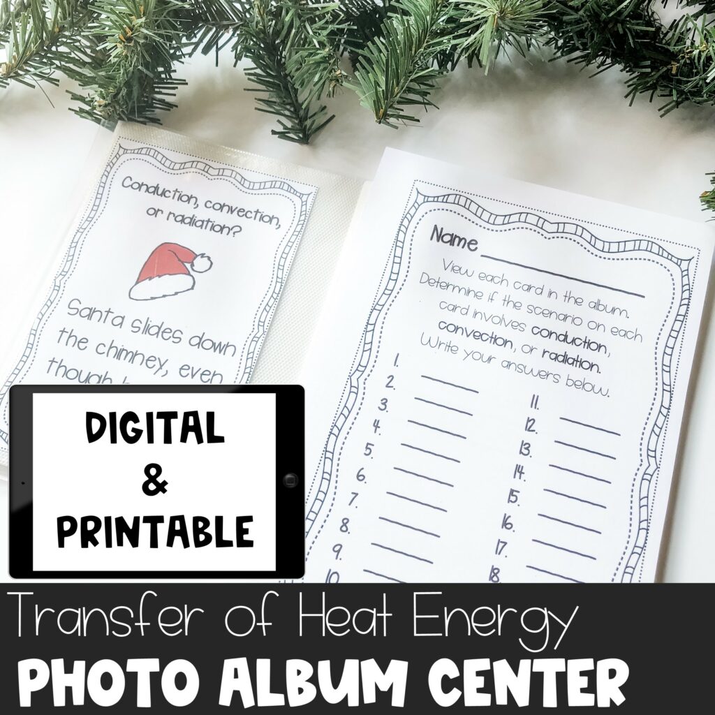 Conduction Convection Radiation Christmas Science Activity - Digital ...