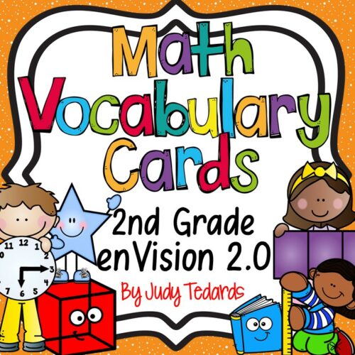 EnVisions 2.0 Math Vocabulary Cards for 2nd Grade | Made By Teachers