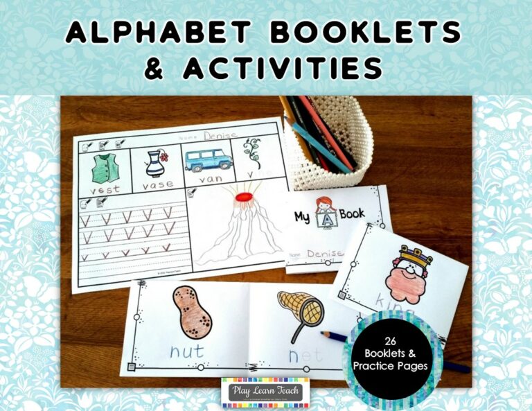 Alphabet Booklets and Practice Activities - Made By Teachers