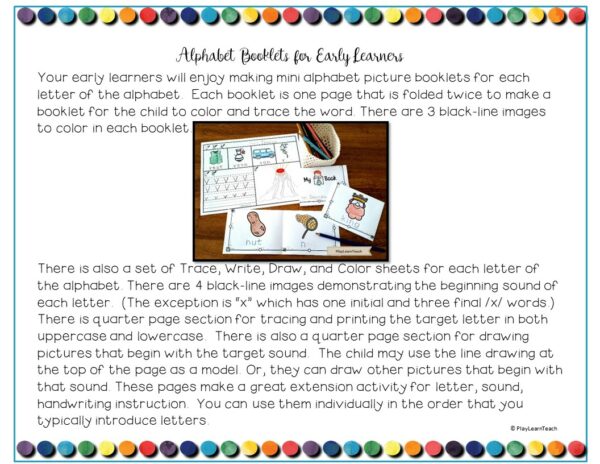 Alphabet Booklets and Practice Activities - Made By Teachers