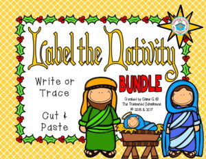 Label the Christmas Nativity BUNDLE | Made By Teachers