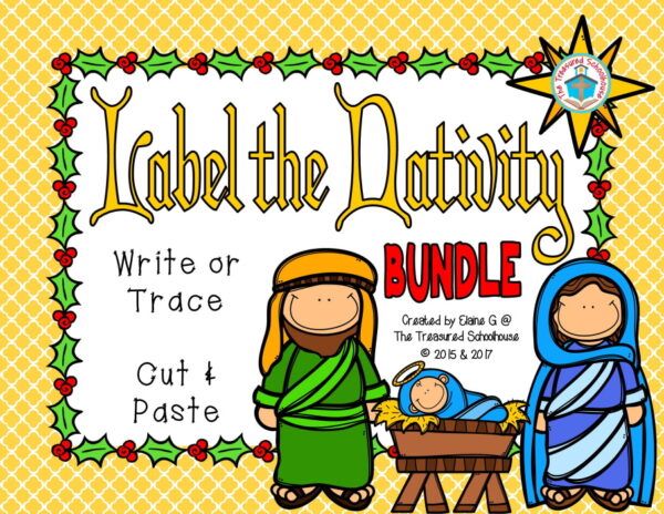 Label the Christmas Nativity BUNDLE | Made By Teachers