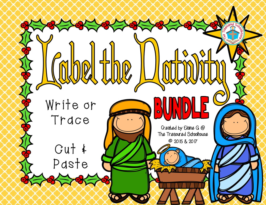Label the Christmas Nativity BUNDLE | Made By Teachers