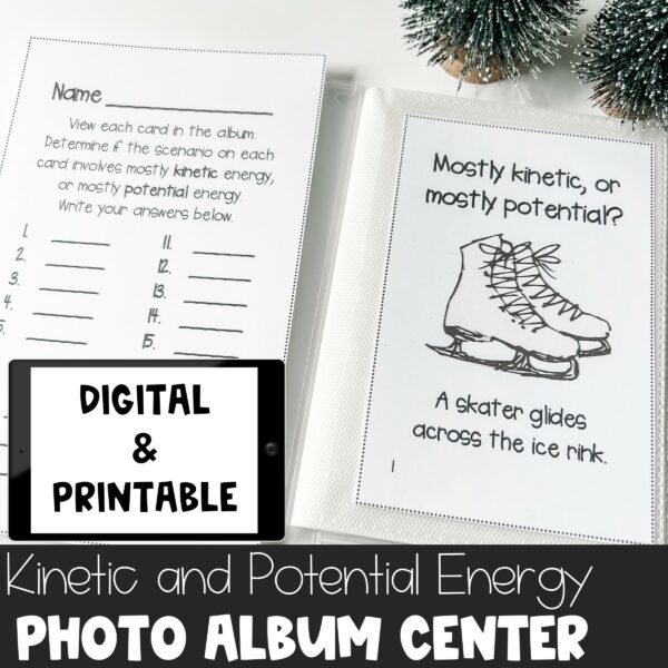Potential and Kinetic Energy Winter Science Activity - Digital and ...