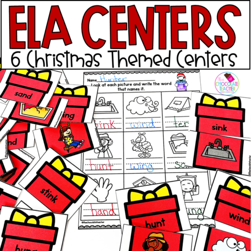Christmas ELA Activities - December Centers - Phonics - Grammar | Made ...
