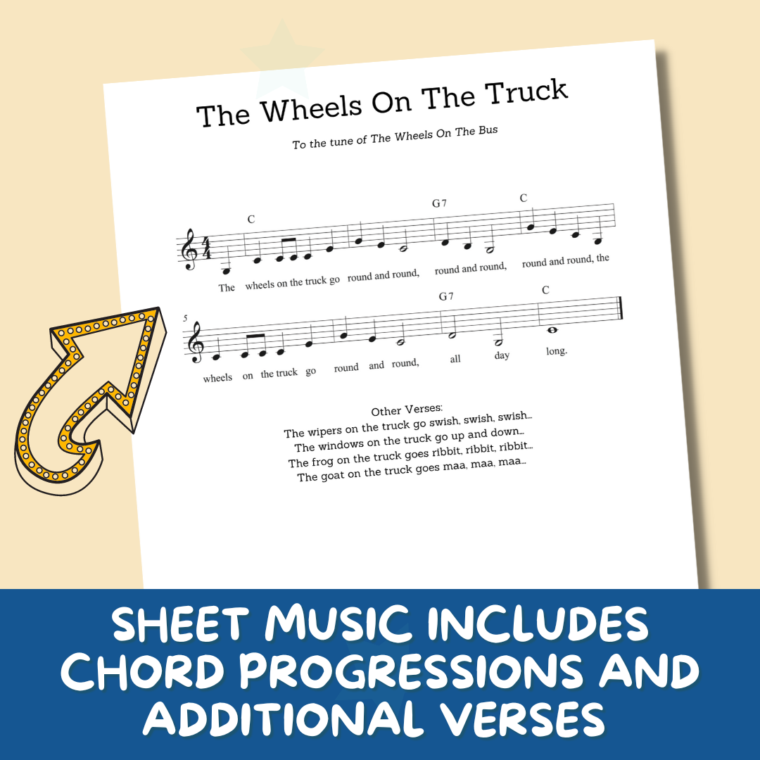 Preschool Music Lesson Plan | Little Blue Truck | Music and Movement ...