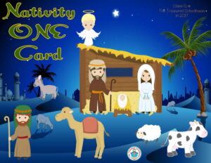 Nativity ONE Card Game for Christmas - Made By Teachers