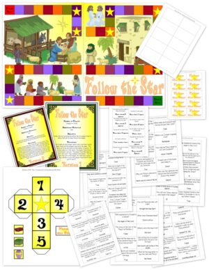 Christmas Nativity Follow the Star Game | Made By Teachers