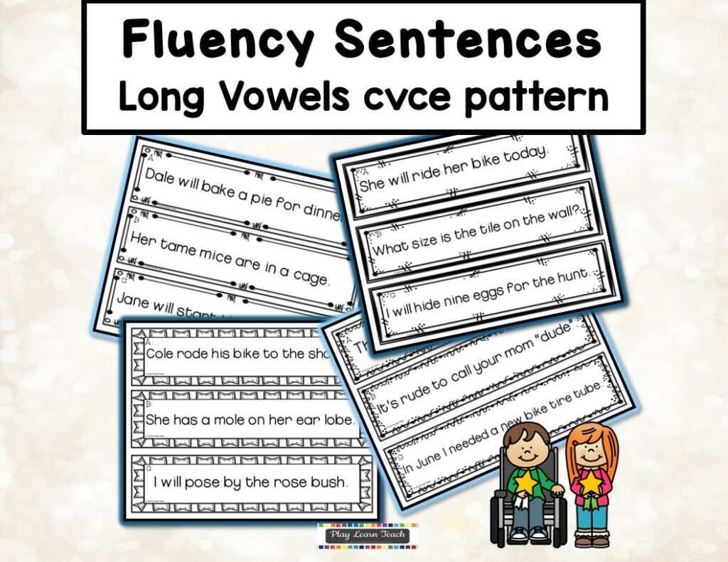 Reading Fluency Sentences CVCe | Made By Teachers