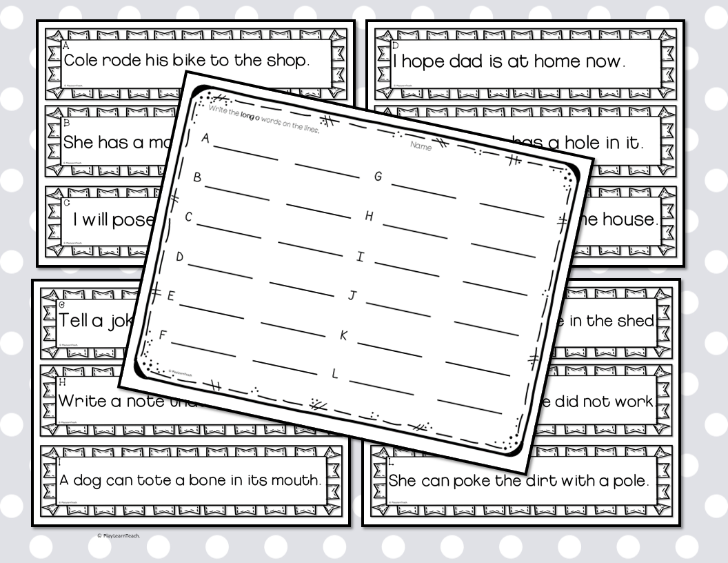 Reading Fluency Sentences CVCe | Made By Teachers