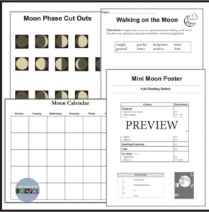 Moon Phases of the Moon Worksheets | Made By Teachers