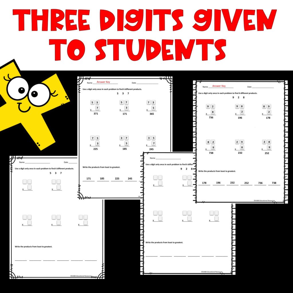 Multiplication 2 x 1 Create a problem - Made By Teachers