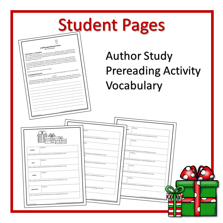Holiday Short Story Unit A Kidnapped Santa Claus | Made By Teachers
