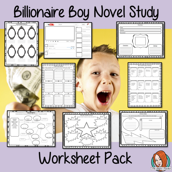 Billionaire Boy Worksheet Pack - Made By Teachers