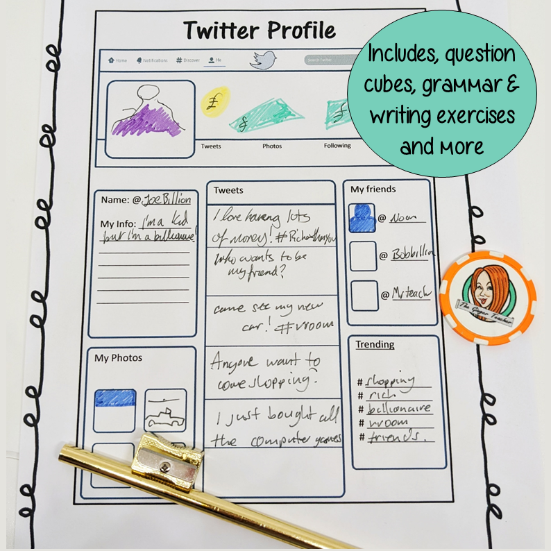 Billionaire Boy Worksheet Pack | Made By Teachers