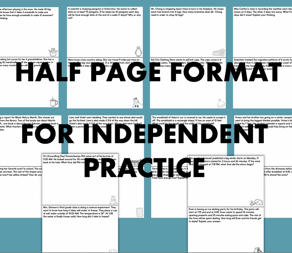 Grade 3 Word Problems Multiplication Division Fractions Elasped Time ...