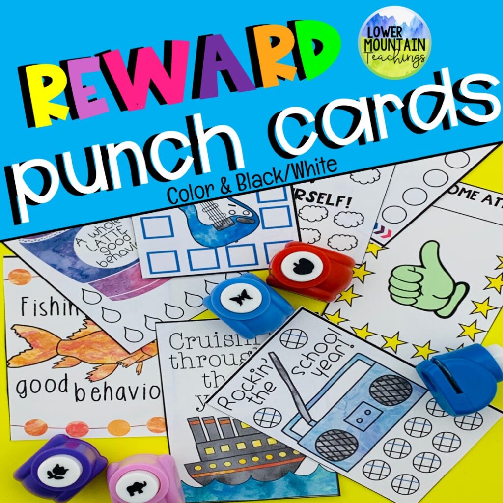 Reward Punch Cards | Made By Teachers