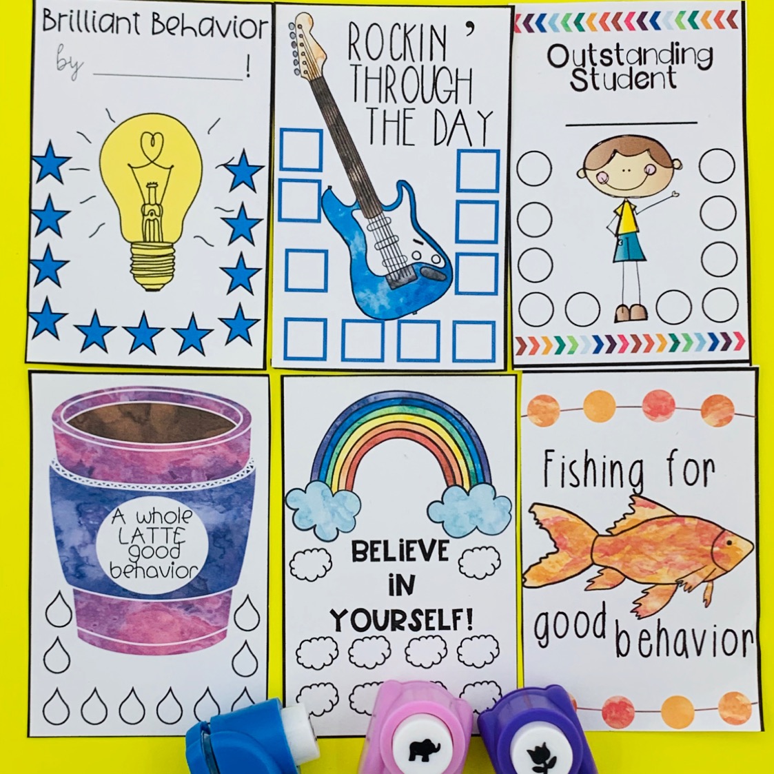 Reward Punch Cards | Made By Teachers