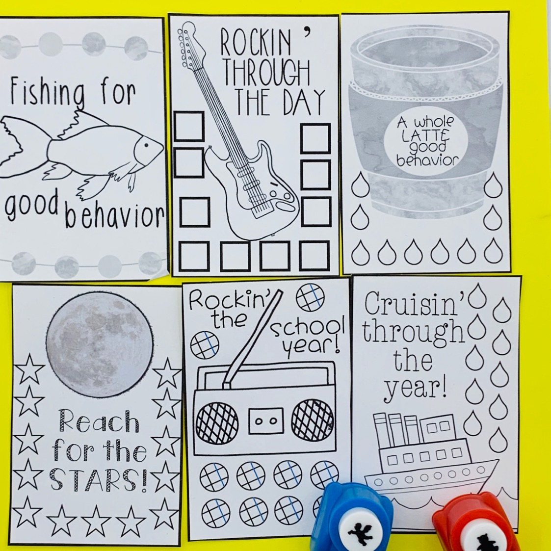 Reward Punch Cards | Made By Teachers