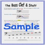 DIGITAL Music Theory Lesson 3 The Bass Clef and Staff Google Classroom ...