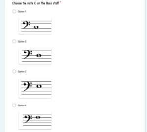 DIGITAL Music Theory Lesson 3 The Bass Clef and Staff Google Classroom ...