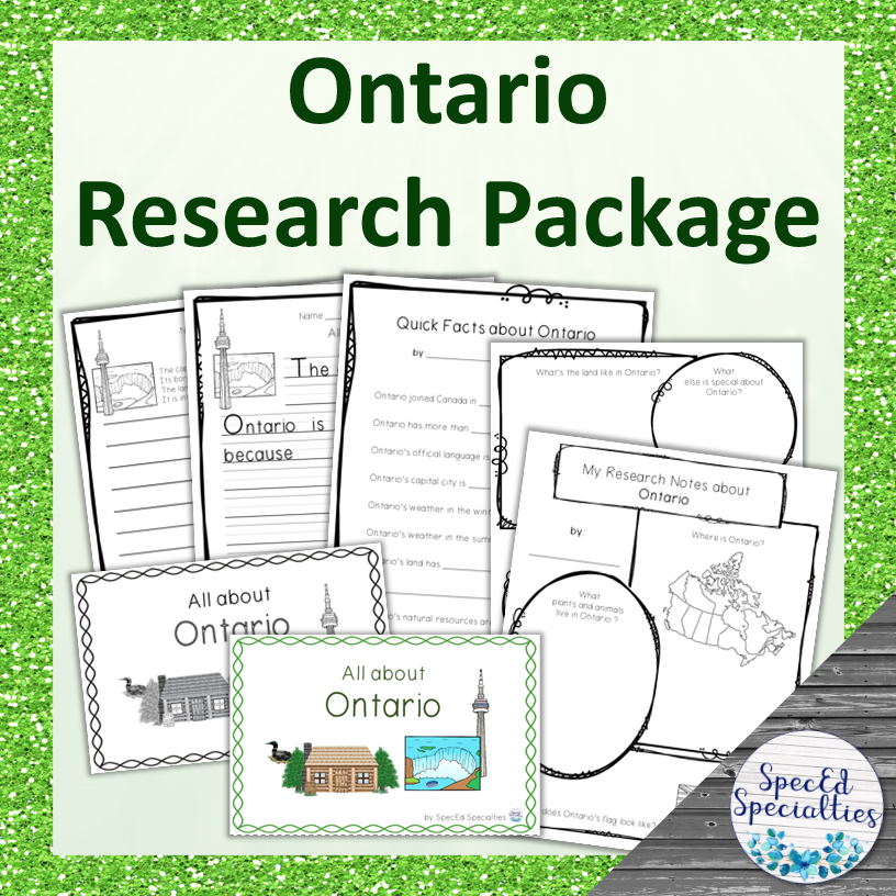 Ontario Province of Canada Differentiated Research Project | Made By ...