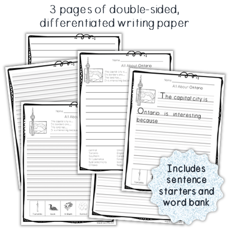 Ontario Province of Canada Differentiated Research Project - Made By ...