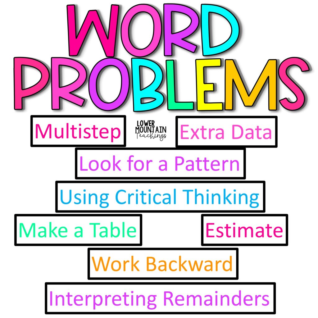 Multi-Step Word Problem Worksheets | Made By Teachers