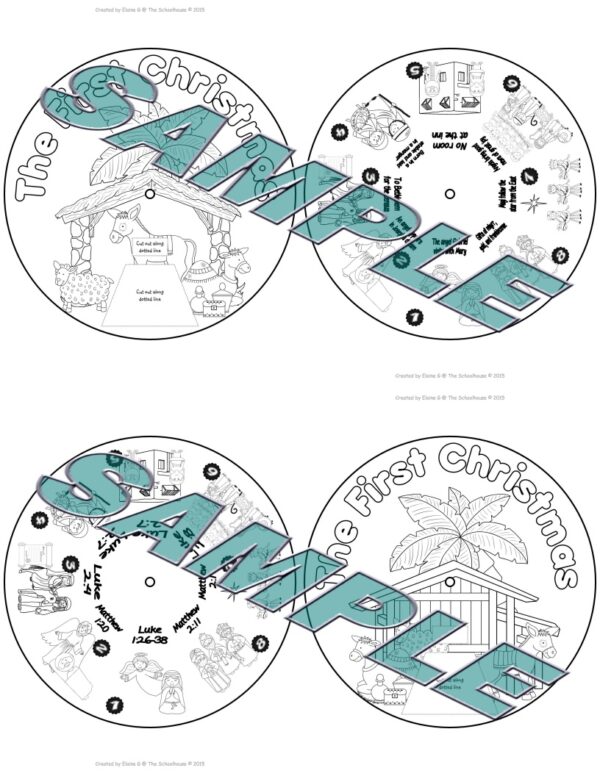 The Christmas Nativity Story Wheels | Made By Teachers