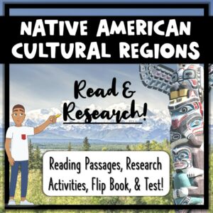 Native American Cultural Regions Unit! (Reading Passages, Research ...