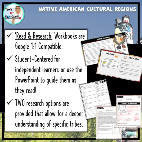 Native American Cultural Regions Unit! (Reading Passages, Research ...