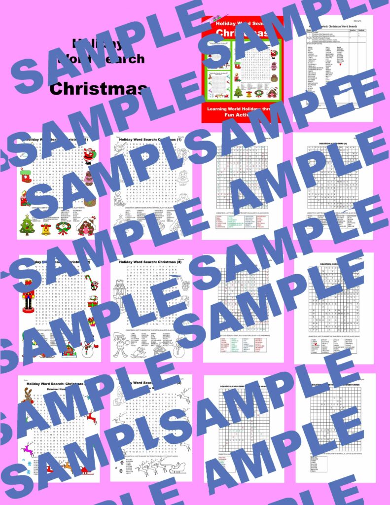 Holiday Word Search: Christmas | Made By Teachers