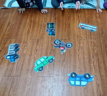 Hand-Eye Coordination Transportation Themed Literacy Center - Made By ...