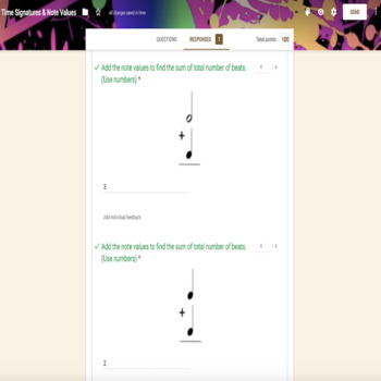 Google Classroom DIGITAL Music Theory Lesson 7: Time Signatures and ...