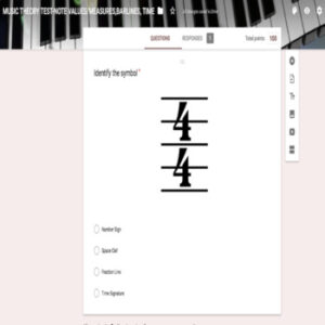 Google Classroom DIGITAL Music Theory Lesson 8 Unit 2 TEST - Self ...