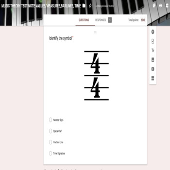 Google Classroom DIGITAL Music Theory Lesson 8 Unit 2 TEST - Self ...